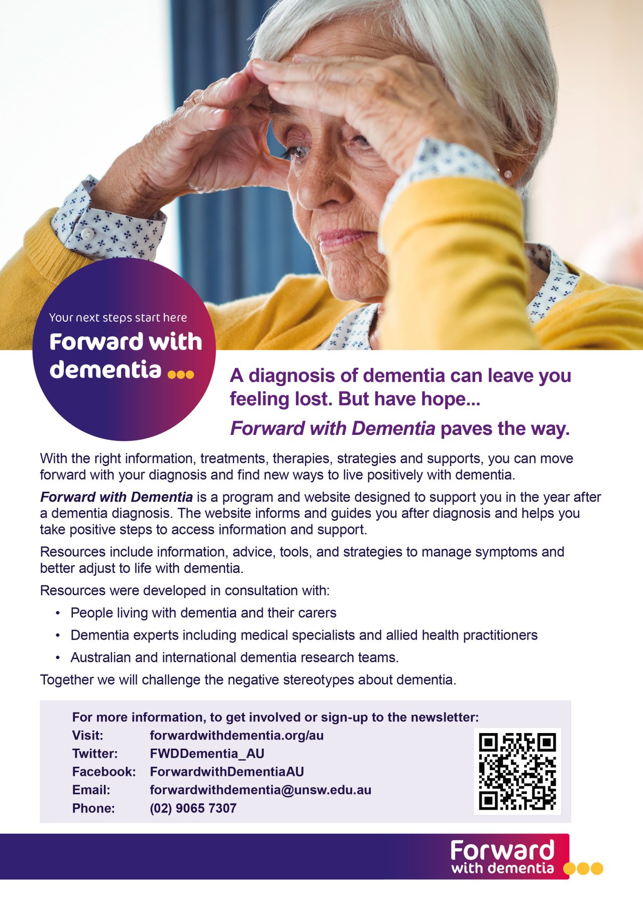 Tools and promotional resources for your clinic | Forward with Dementia