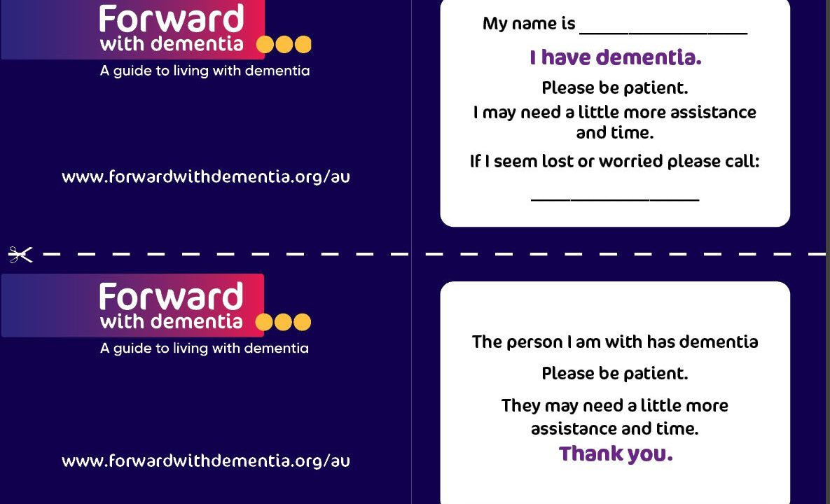 Downloadable resources for people with dementia and carers